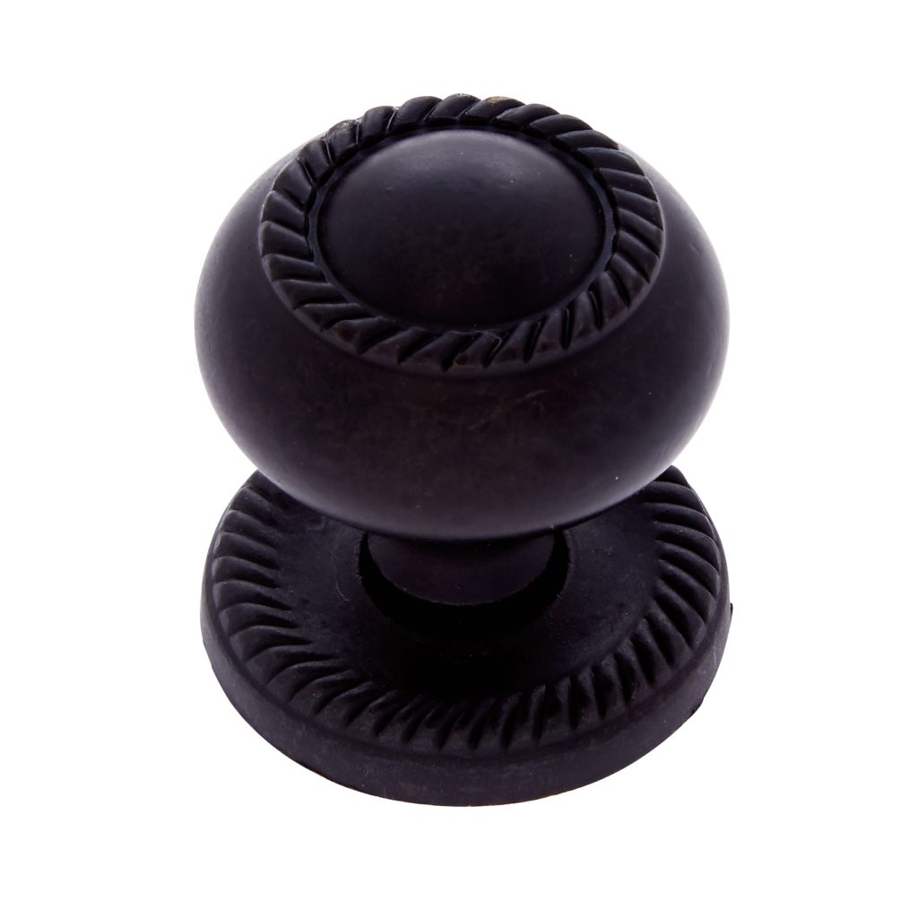 1-1/4" Rope Knob w/Back Plate | JVJ Hardware