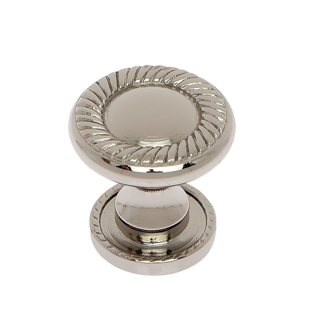 31 mm Rope Knob w/Back Plate | JVJ Hardware